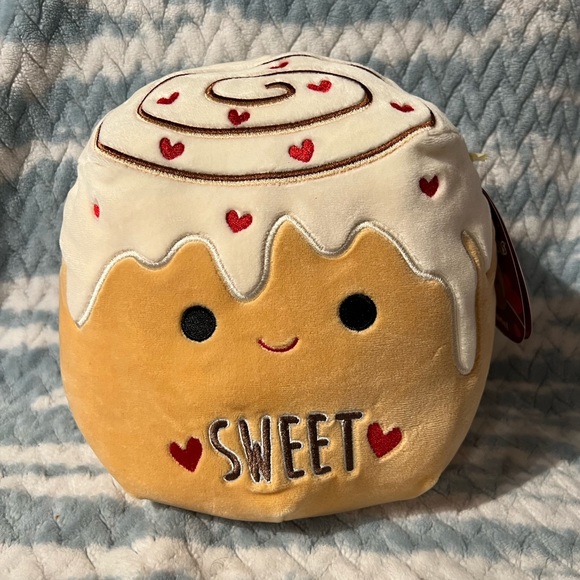 Squishmallows | Toys | Chanel The Valentines Cinnabon Cinnamon Bun 8 Inch Squishmallows | Poshmark